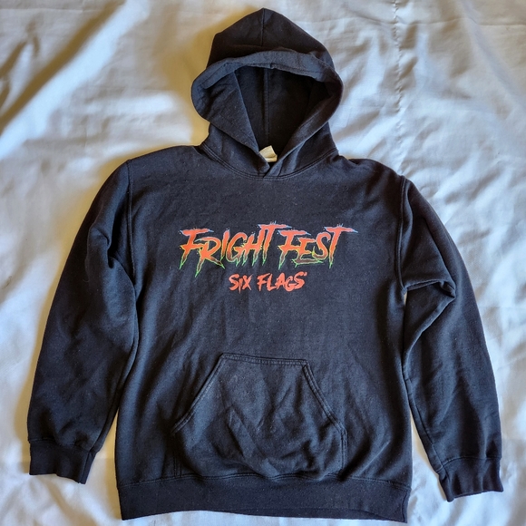Gildan | Sweaters | Six Flags Fright Fest Scary Killer Clowns Horror ...